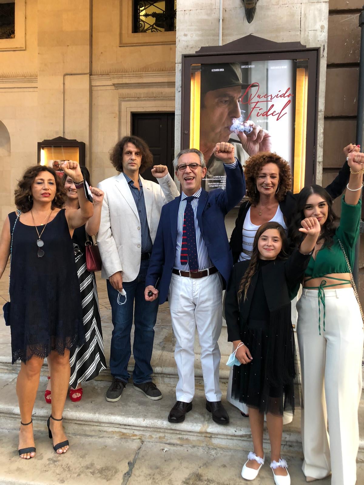 "Querido Fidel" al cinema/ La regista Viviana Calò e l'attore Marco ...